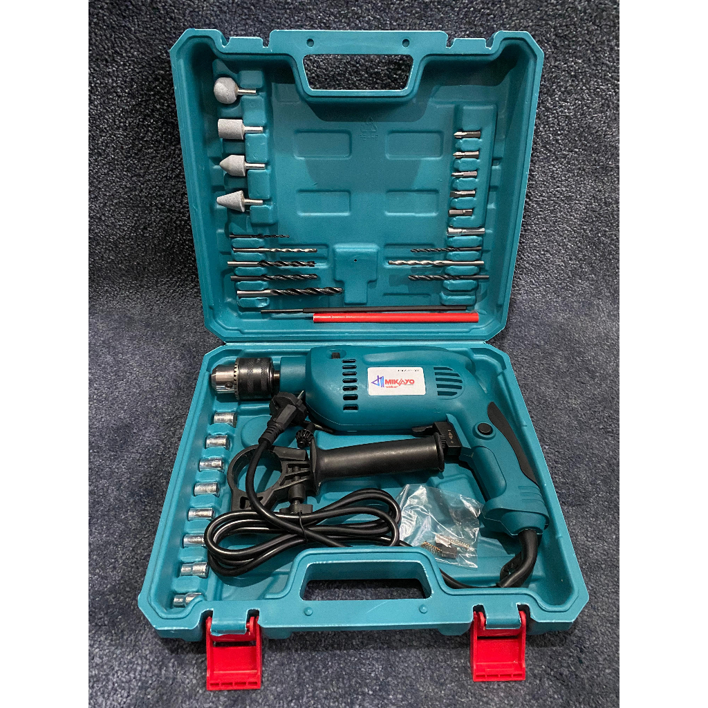 Jual SEPERTI MAKITA Mesin Bor 13mm Set Koper Mesin Bor Impact Drill ...
