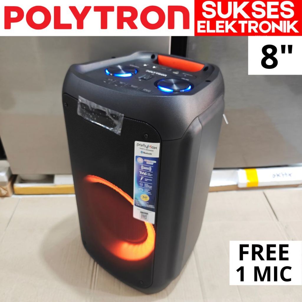 Jual SPEAKER POLYTRON PARTY MAX PPS-8L12 SALON PORTABLE MEETING KAROKE ...