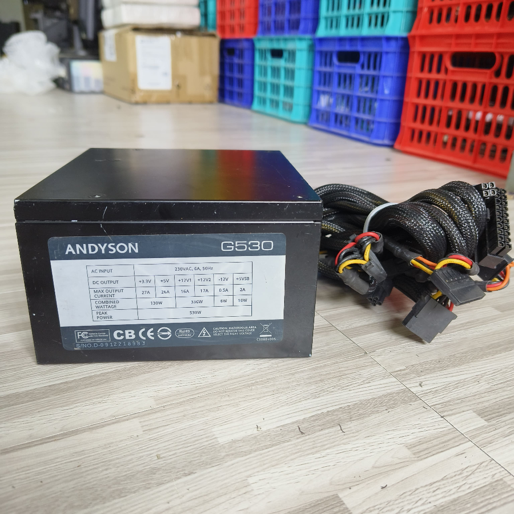 Jual PSU GAMING ANDYSON 530W PURE POWER SUPPLY | Shopee Indonesia