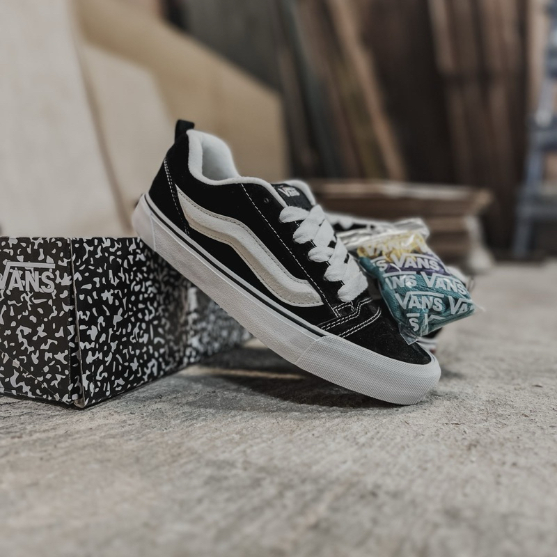 Jual Vans Knu Skool VR3 Imran Potato Black White 100% Original | Shopee ...