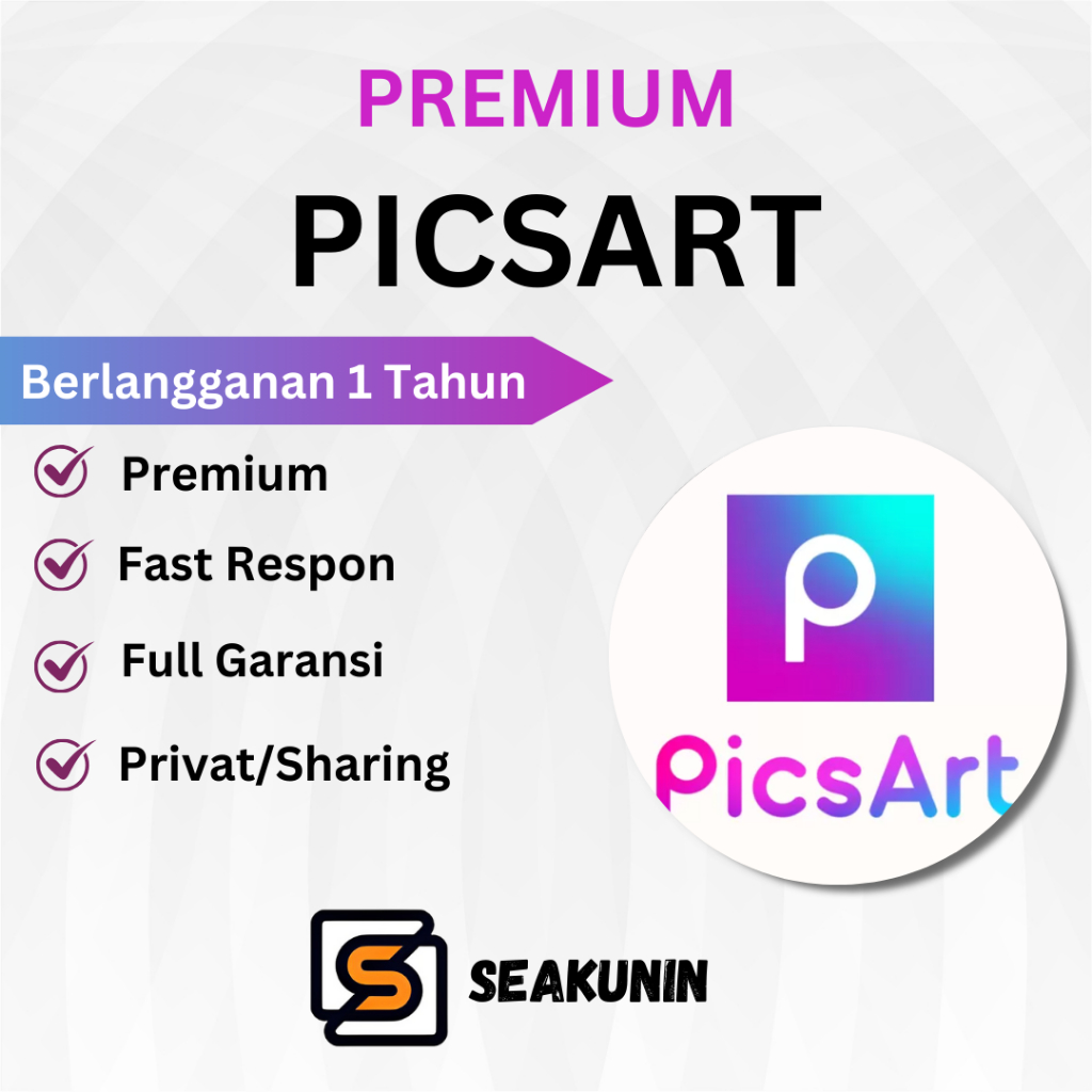 Jual Software Pics*art Pro 1 Tahun Buat Edit Foto [IOS / Android ...
