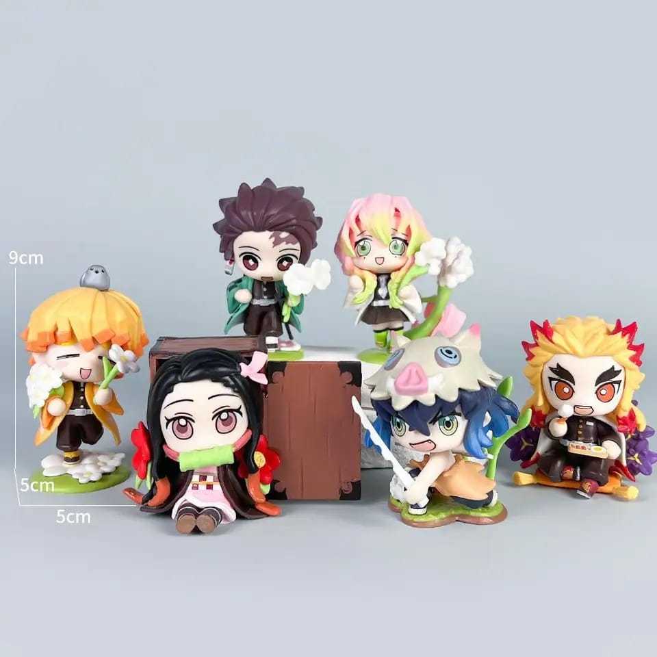 Jual FIGURE KIMETSU NO YAIBA TANJIRO NEZUKO ZENITSU INOSUKE MITSURI ...