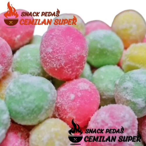 Jual CS KUE LADU BULAT MANIS WARNA 500gr Gabus Bulat Manis Warna Ladu ...