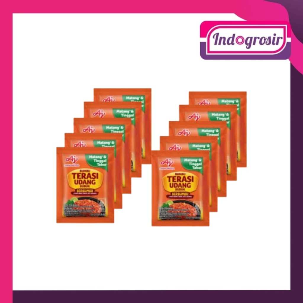 Jual AJINOMOTO TERASI UDANG BUBUK SACHET/AJINOMOTO TERASI UDANG RENTENG ...