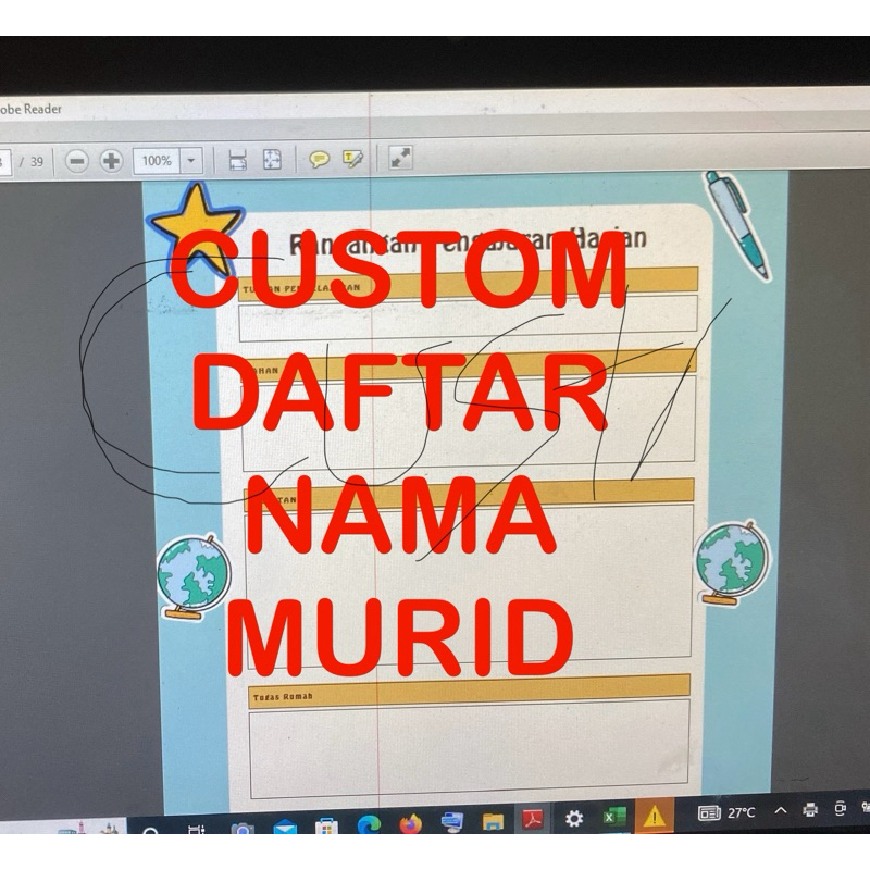 Jual Custom Daftar Nama Murid | Shopee Indonesia