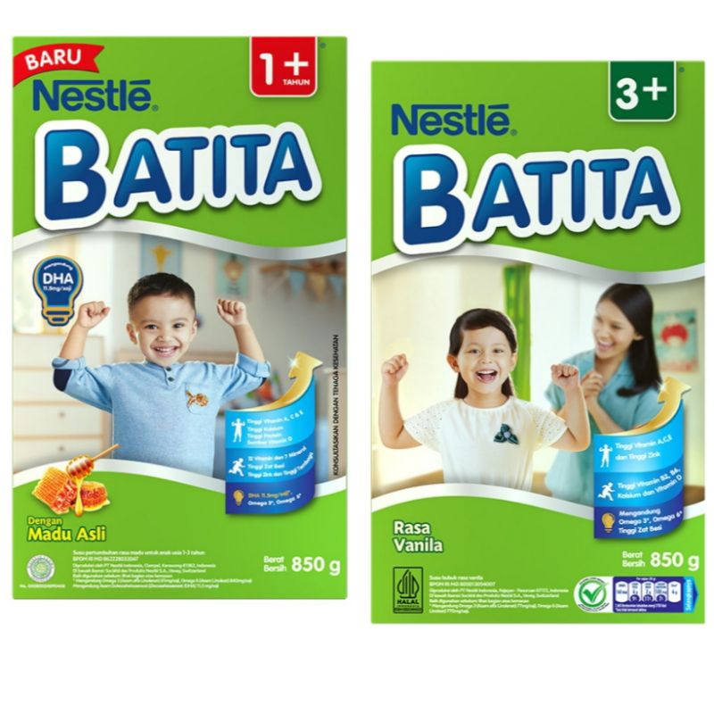 Jual (850g) Nestle Dancow BATITA 1+ 3+ Susu Formula Vanila Madu Box Besar | Shopee Indonesia