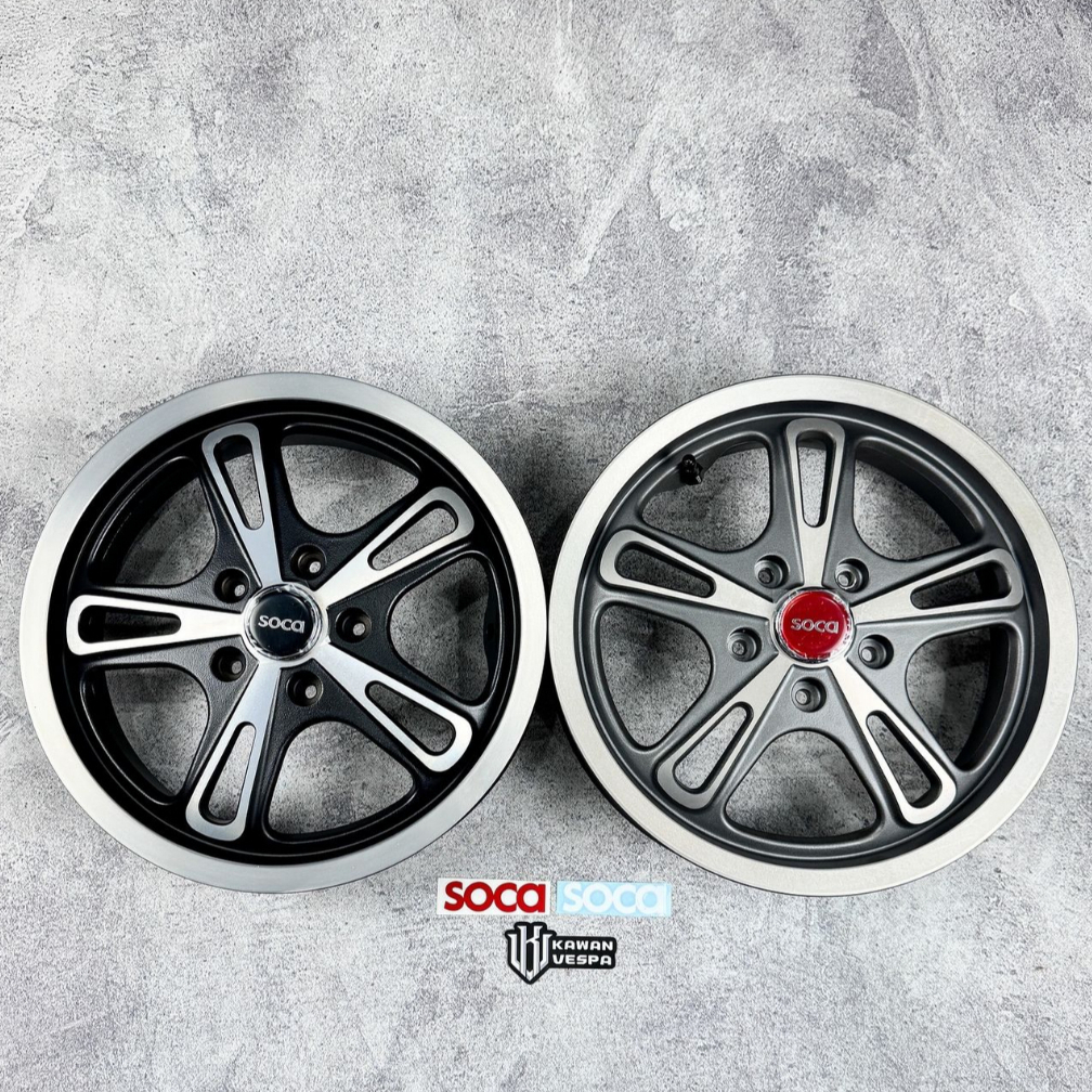 Jual Velg SOCA R-AF 12inc Front & Rear Vespa Sprint Primavera GTS S LX ...