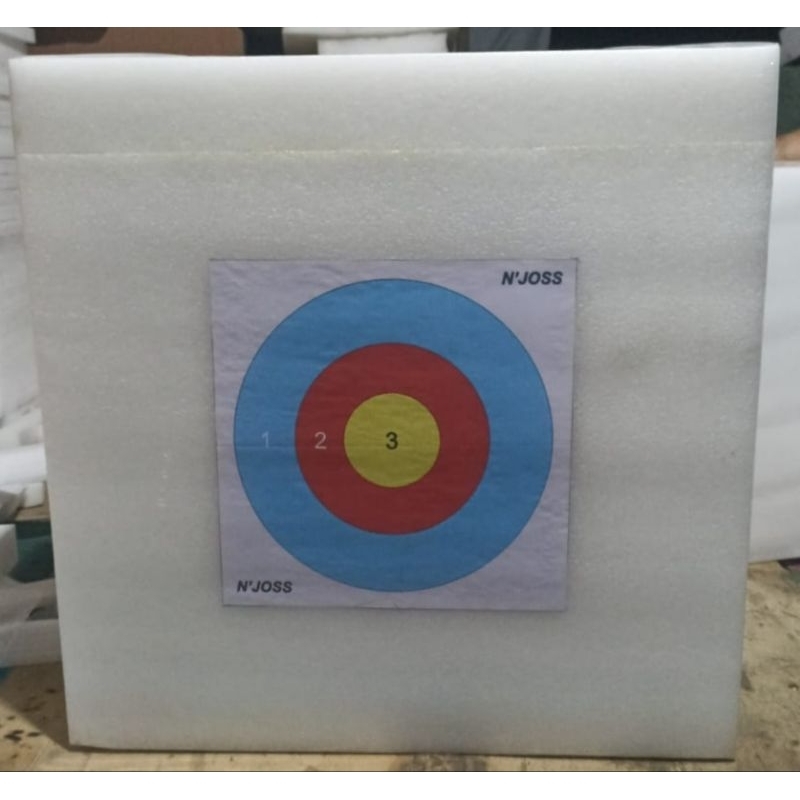 Jual Bantalan target panahan putih ukuran 60x60x30cm | Shopee Indonesia