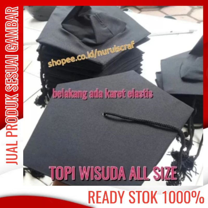 Jual topi wisuda toga all size SD SMP SMA | Shopee Indonesia
