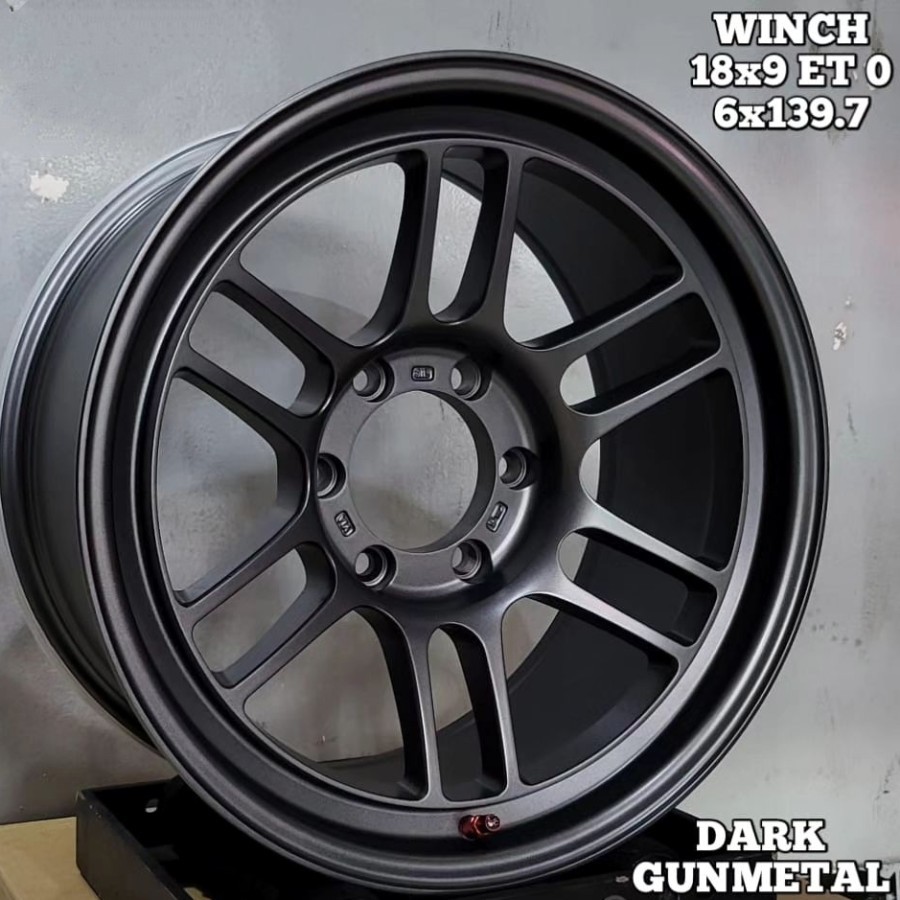 Jual velg racing WINCH RPT r18 lebar 9 velg ring 18 fortuner pajero ...