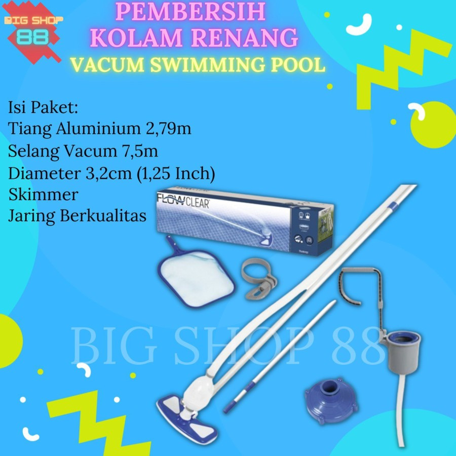 Jual ALAT PEMBERSIH KOLAM RENANG VACUM VACUUM MAINTENANCE SWIMMING POOL ...