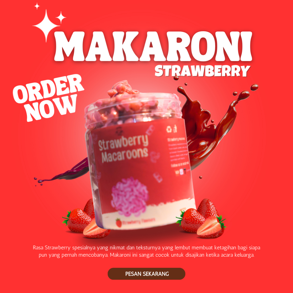 Jual Jagoan Snacks - Makaroni Bantet Coklat Strawberry Lumer Asli ...