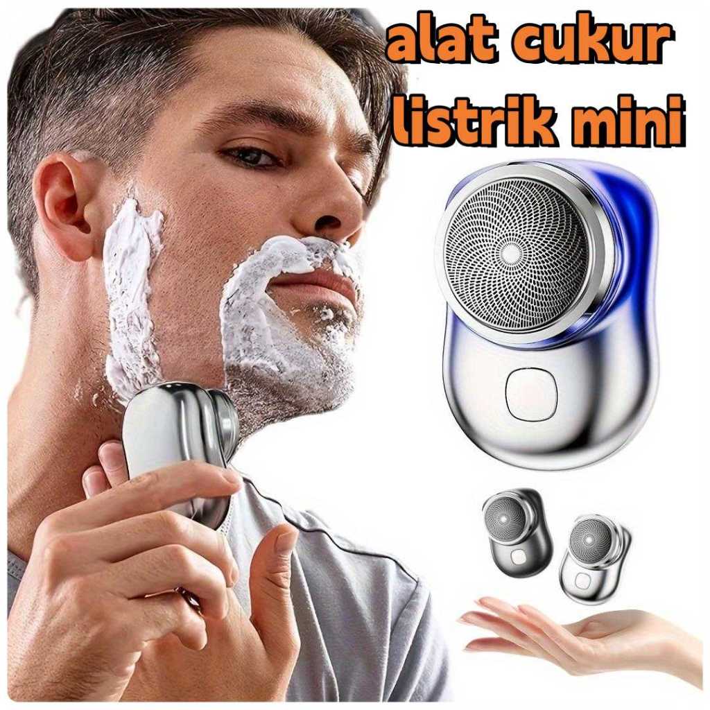 Jual 【COD】060 alat cukur Alat Cukur Listrik Mini untuk Pria Pisau Cukur ...