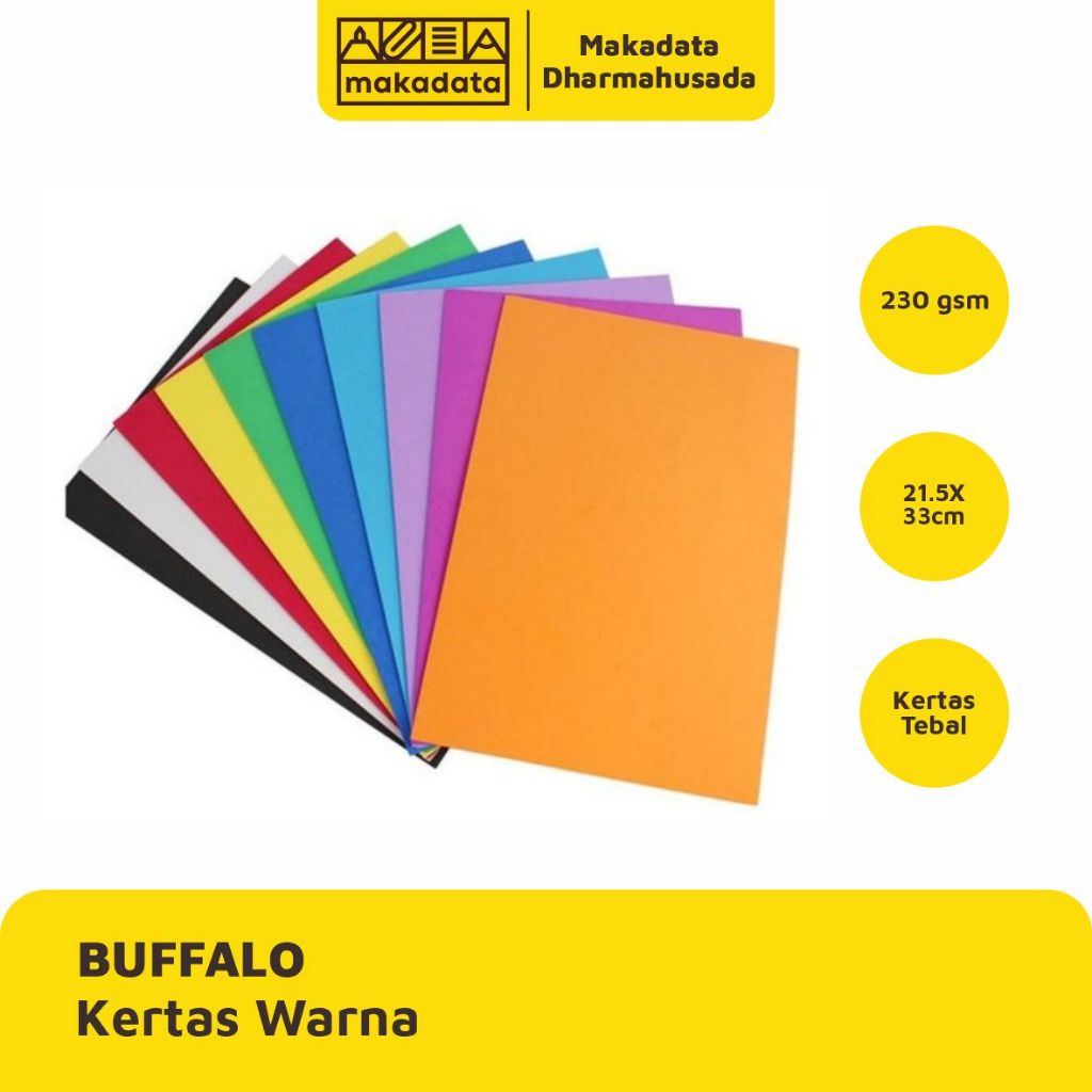Jual KERTAS BUFFALO | BUFALO UKURAN FOLIO F4 ISI 10 LEMBAR | Shopee ...