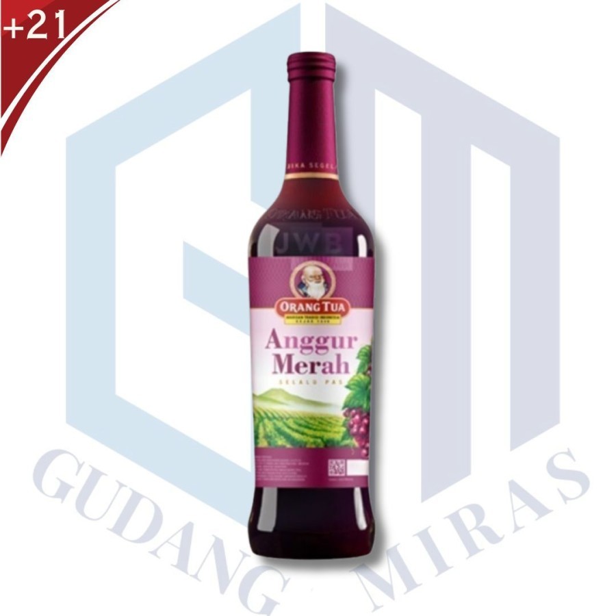 Jual ANGGUR MERAH BIASA KECIL CAP ORANG TUA 275 AMER BOTOL SMALL OT ...