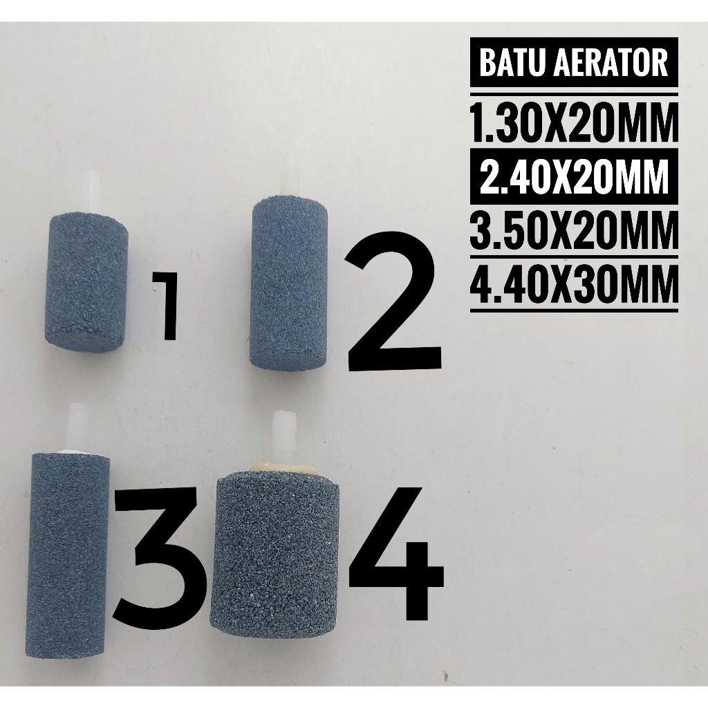 Jual Batu aerator aerasi aquarium cylinder atau silinder airstone ...