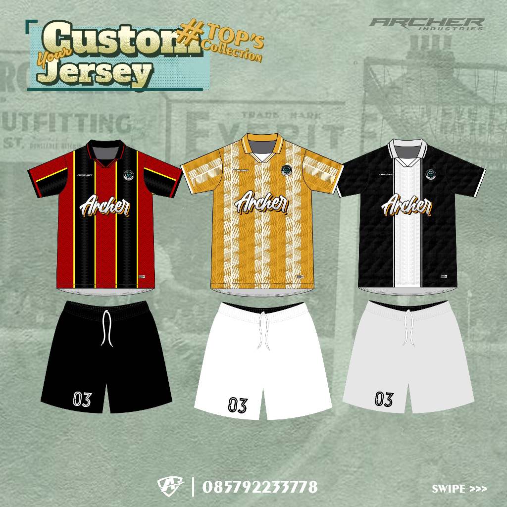 Jual CUSTOM JERSEY RETRO CLASSIC SATUAN JERSEY FUTSAL & JERSEY SEPAK ...