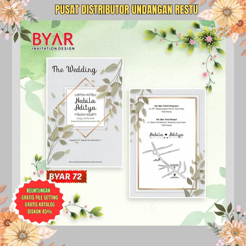 Jual Blangko Undangan Byar 72 | Blangko Undangan Murah | Blangko ...