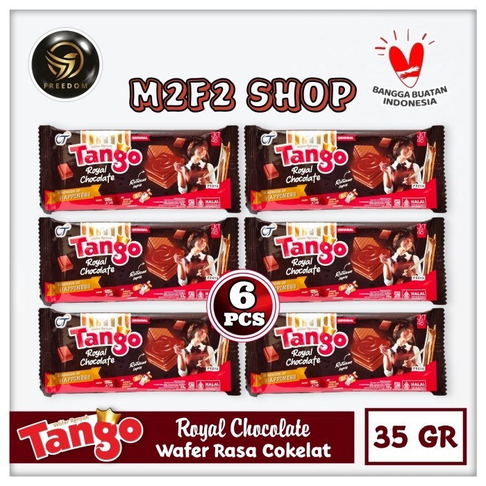 Jual Tango Wafer Royal Chocolate BITE SIZE | Krim Cokelat - 35 gr ...