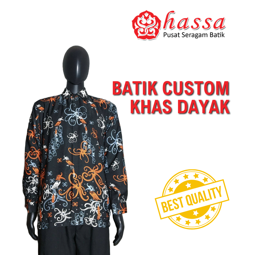 Jual Hassa Batik - Batik Khas Dayak | Pesan Batik Motif Custom Sesuai Keinginan | Shopee Indonesia