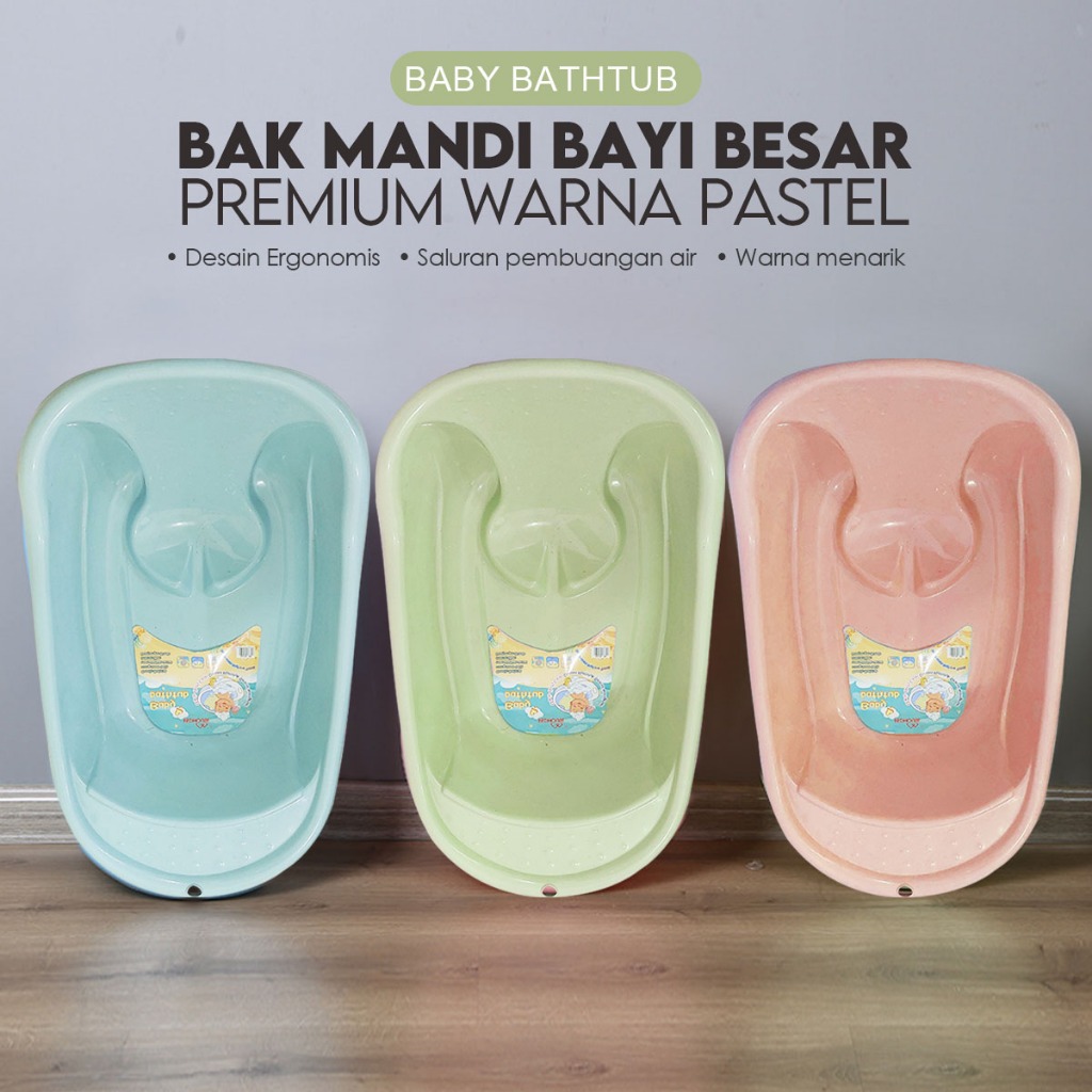 Jual NEW!! PROMO BAK MANDI BAYI PREMIUM WARNA PASTEL / BABY BATH TUB ...