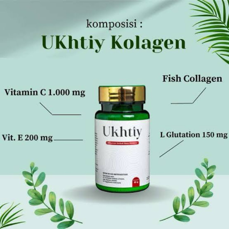 Jual VIRAL COD Ukhtiy Collagen Drink Minuman Kolagen Pemutih Badan Dan ...