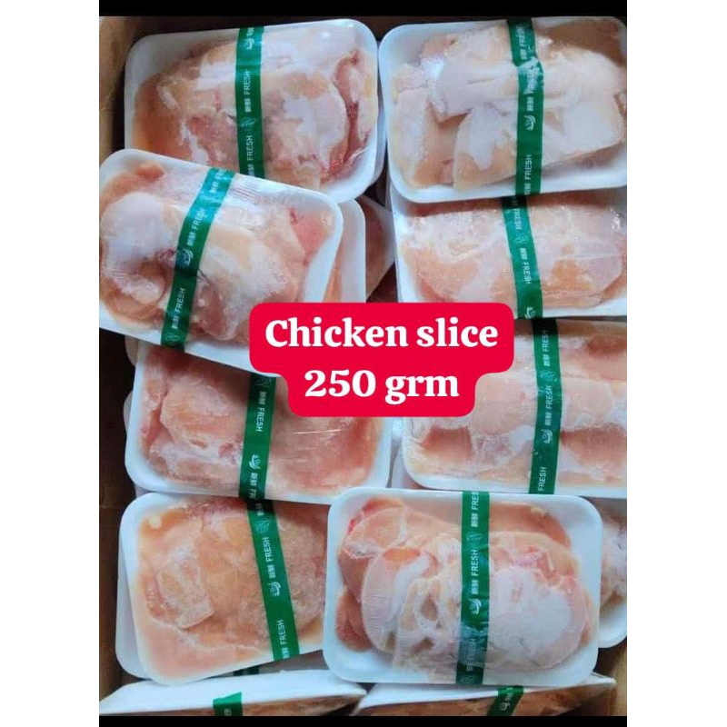 Jual Ayam Slice 250gram / Chicken Slice | Shopee Indonesia