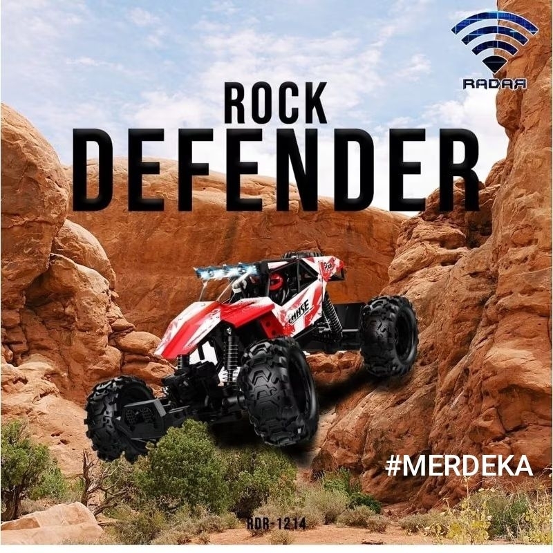 Jual MOBIL REMOTE CONTROL RC ROCK DEFENDER SCALA 1:10 BODY ALLOY NEWS ...