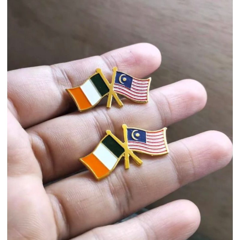 Jual CUSTOM PIN JAS / BROS BENDERA / LOGO PARTAI | Shopee Indonesia