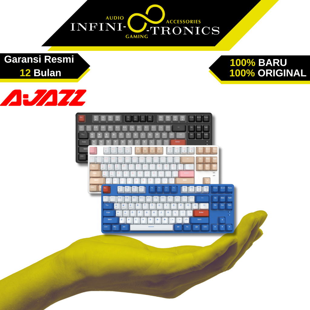 Jual Keyboard Ajazz AK871 Wireless Dual Mode Mechanical Gaming Keyboard ...