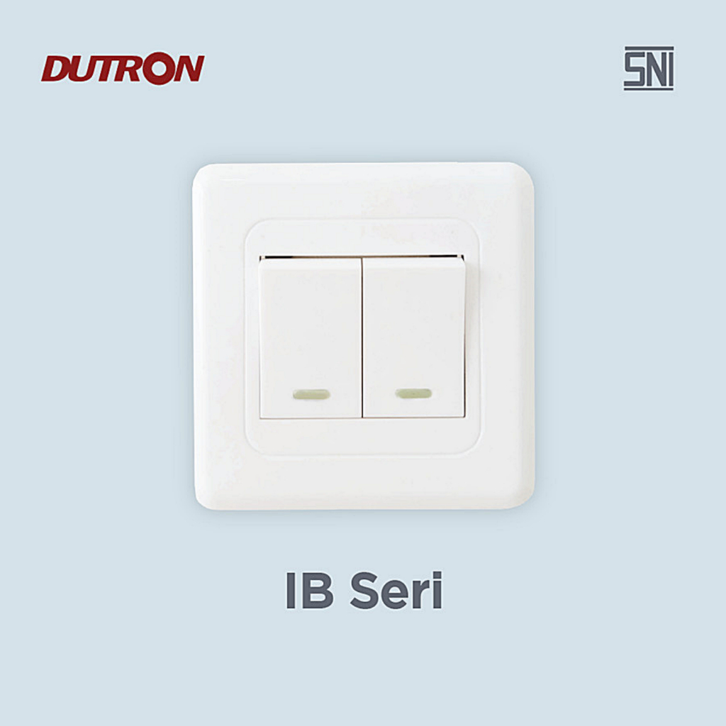 Jual Saklar Engkel Double Inbow Saklar Seri Dua Tombol Tanam IB Dutron ...
