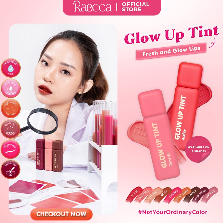 Jual Raecca Glow Up Tint Lip Tint t ZN8 | Shopee Indonesia