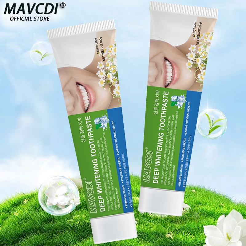 Jual MAVCDI Toothpaste Pasta gigi ampuh menghilangkan kotoran pada gigi ...