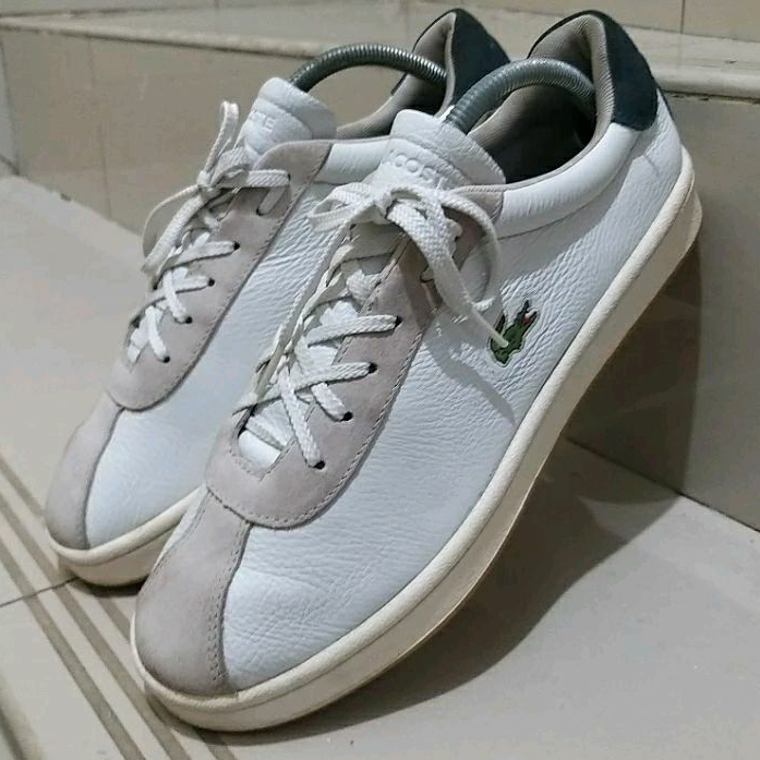 Jual Sneakers Kulit Lacoste Master 119 off white 42 (preloved) | Shopee Indonesia