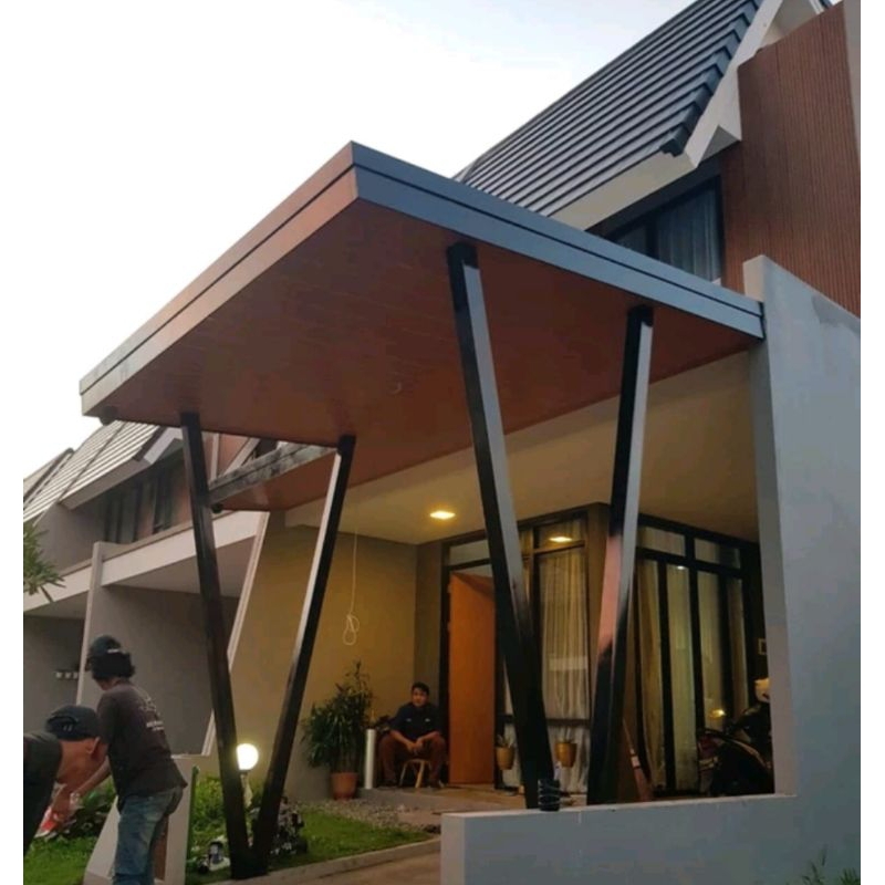 Jual pemasangan kanopy baja ringan dan plvon pvc | Shopee Indonesia