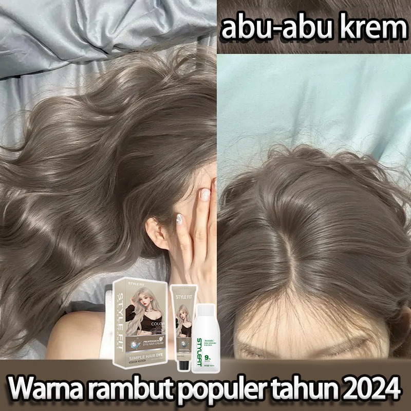 Jual 【Beli 100ml gratis 100ml】STYLE FITcat rambut tanpa bleaching ash ...