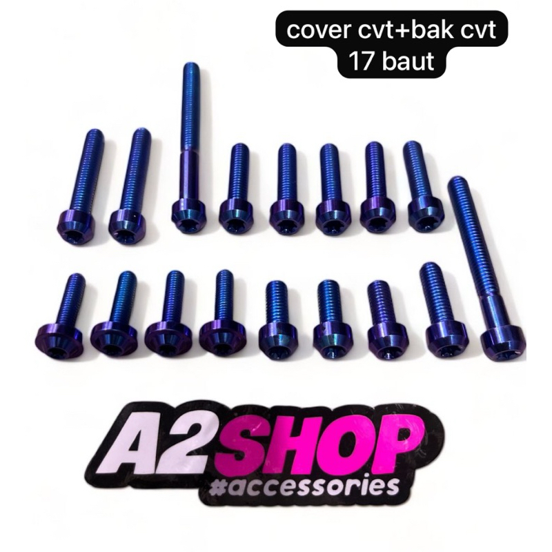 Jual BAUT TITANIUM CVT MIO SPORTY MIO SMILE | Shopee Indonesia