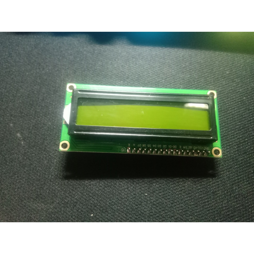 Jual LCD 16x2 1602 Kuning Yellow LCD With I2C IIC Module Arduino ...