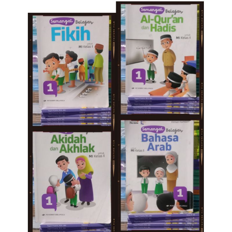 Jual Semangat Belajar Akidah dan akhlak Fikih Bahasa Arab Al Quran dan hadis SD Mi (bekas) ada i ...