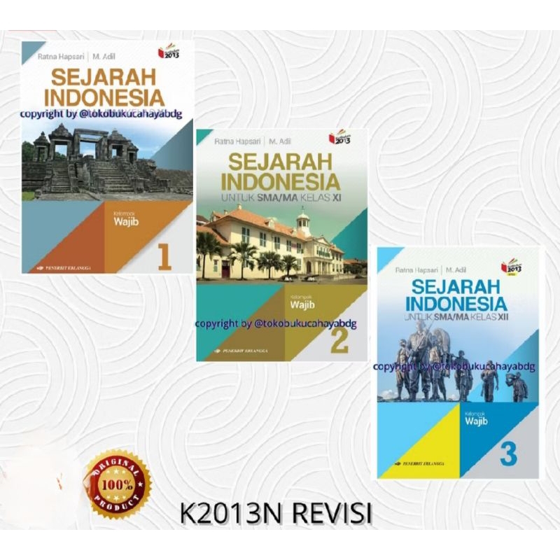 Jual BUKU PAKET SISWA SEJARAH INDONESIA KELOMPOK WAJIB SMA/MA KELAS 10-11-12 KURIKULUM K13 ...