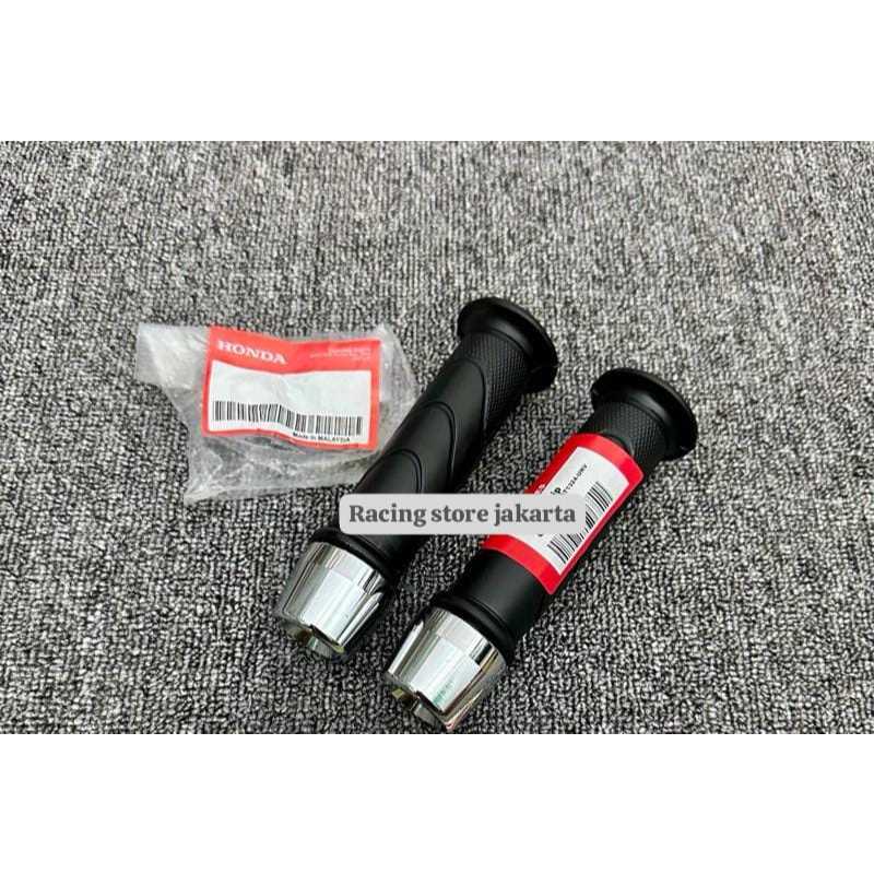 Jual sarung gas original honda + jalu stang chrome model pcx beat ...