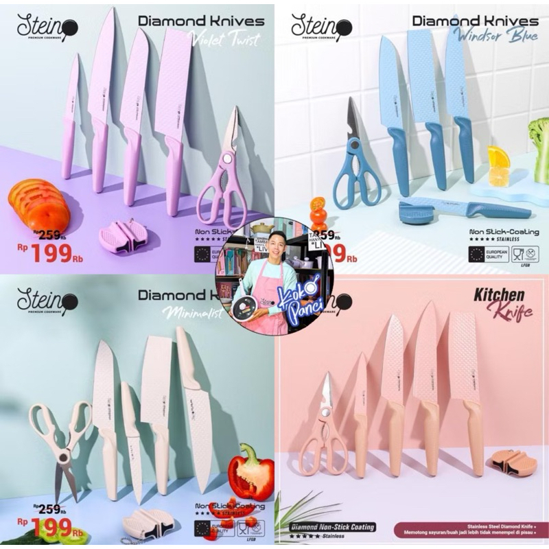 Jual (FREE BUBBLEWRAP DOUBLE) Steincookware Stein DIAMOND / NEO BLADE ...