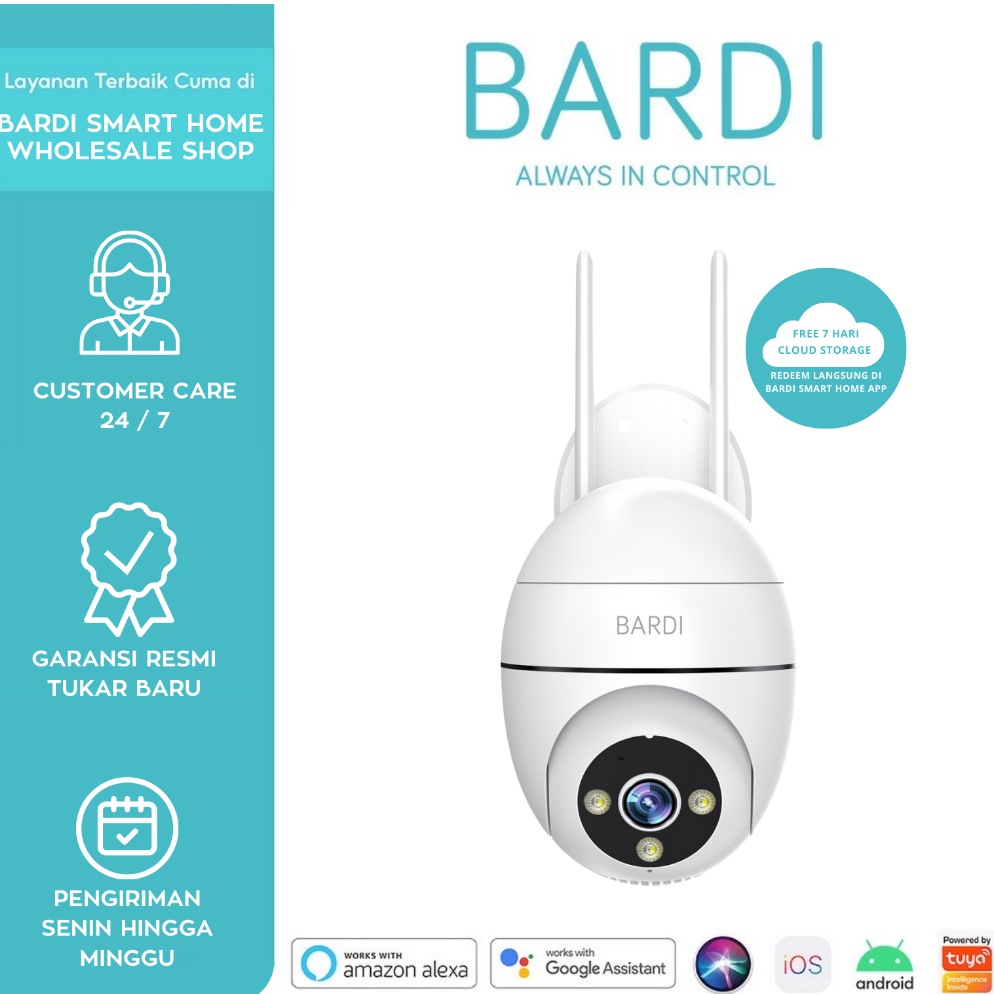 Jual KODE O87X BARDI CCTV Outdoor PTZ Lite Version Smart IP Camera PTZ Static Security IPCam ...