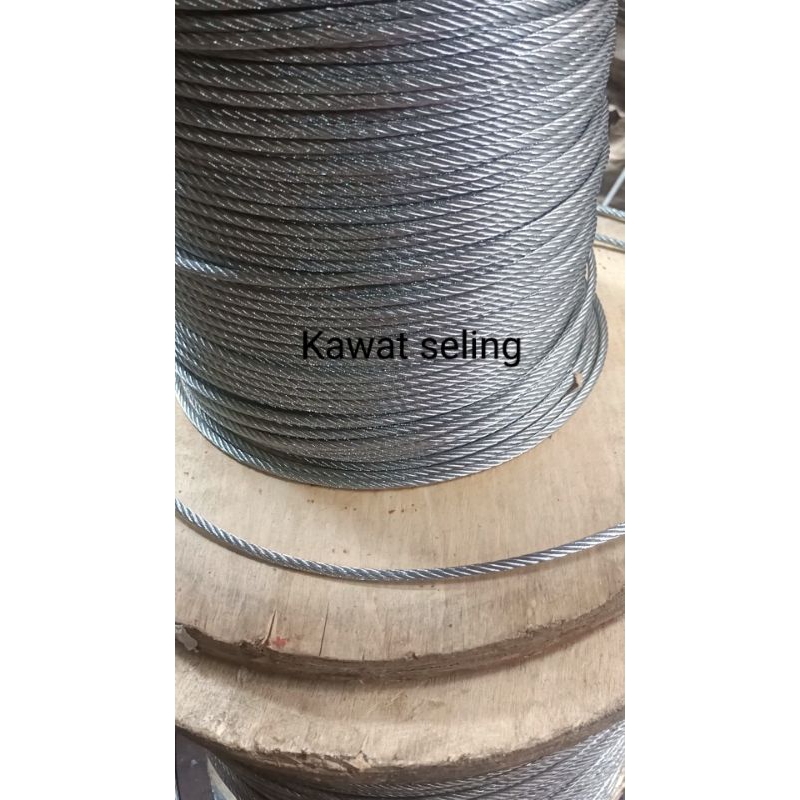 Jual Kawat sling baja galvanis M10/ 10mm (3/8"Inch) Serabut | Shopee Indonesia
