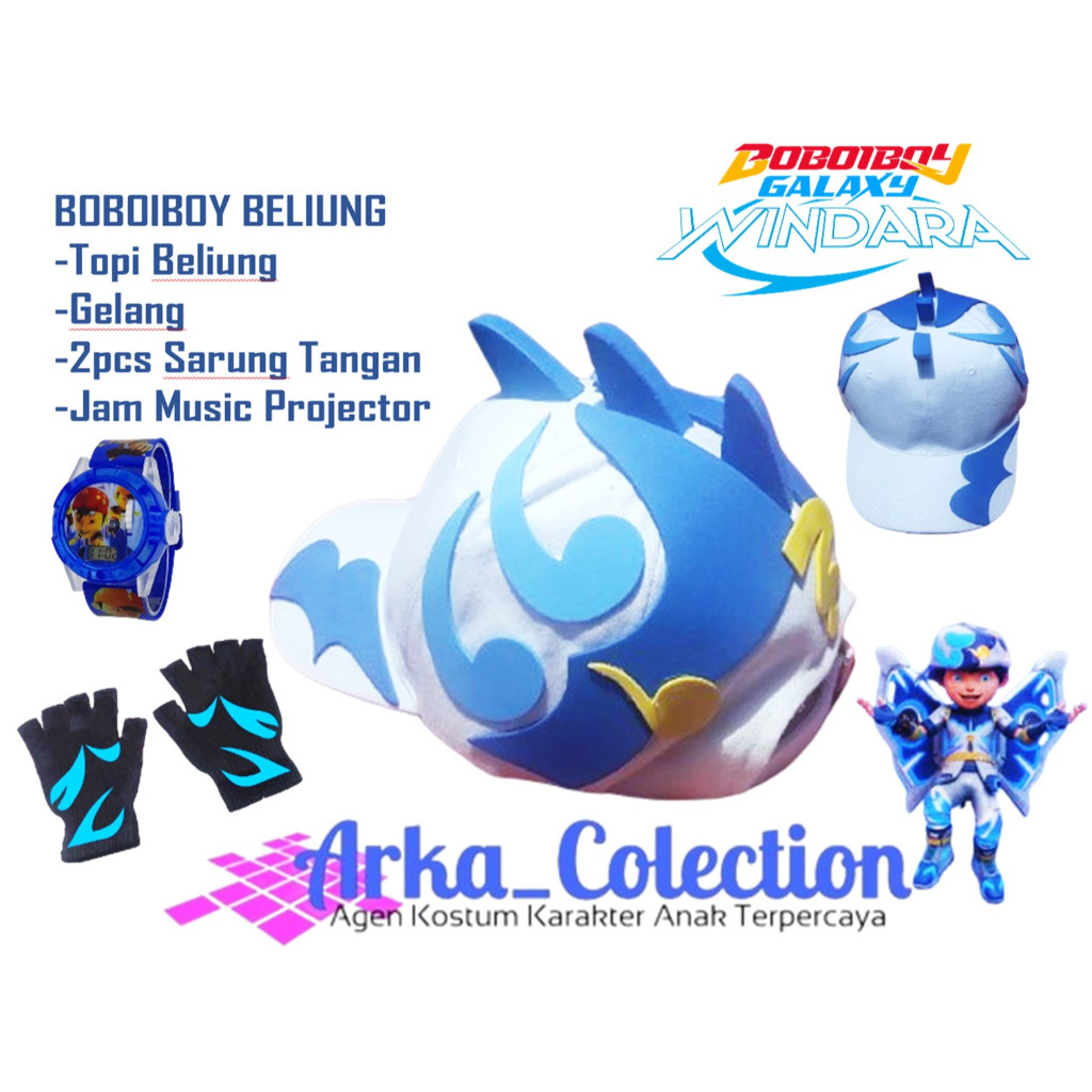 Jual Topi BOBOIBOY BELIUNG BOBOIBOY WINDARA | Shopee Indonesia