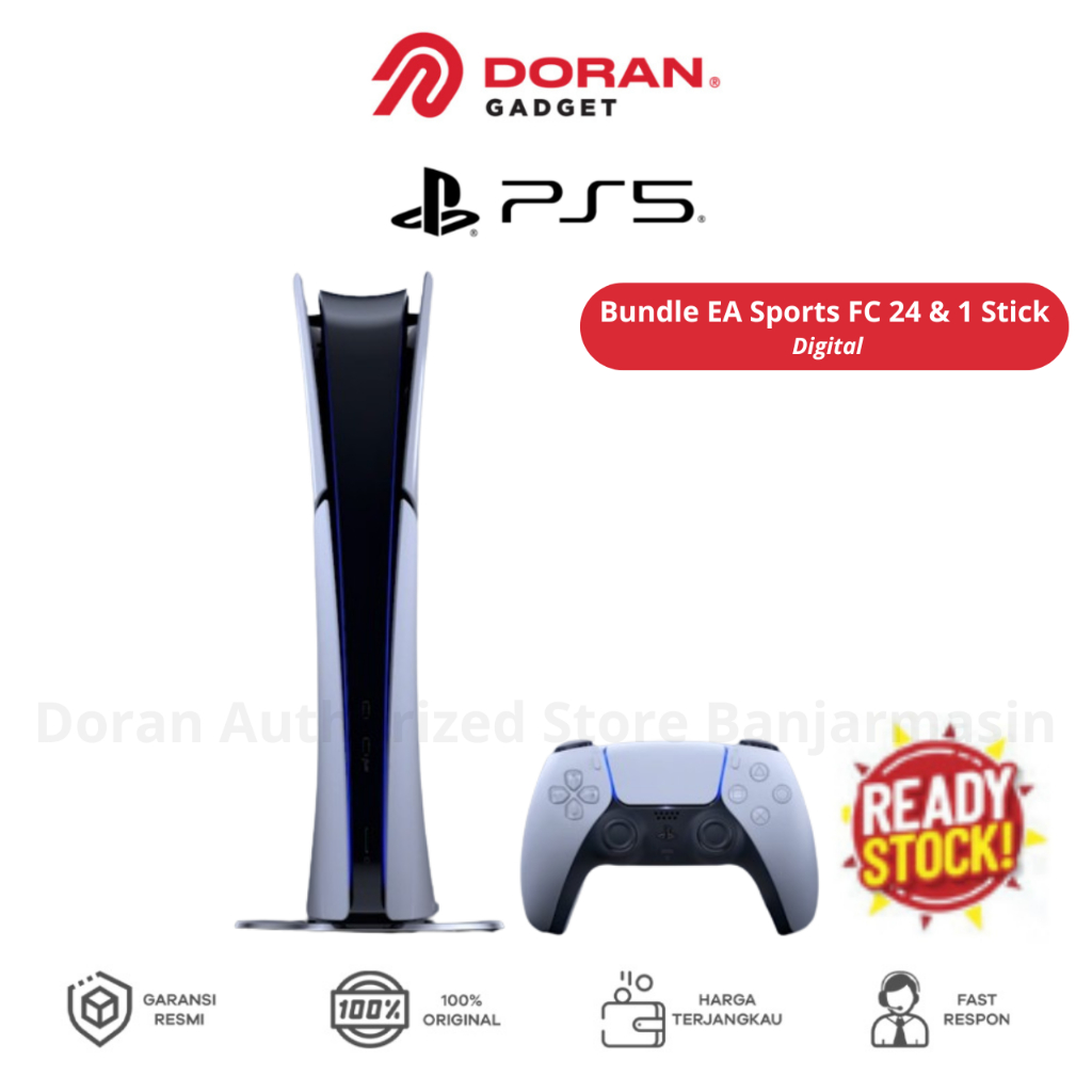 Jual Play Station 5 PS5 Console Bundle with EA FC24 & 1 Stick - Garansi ...