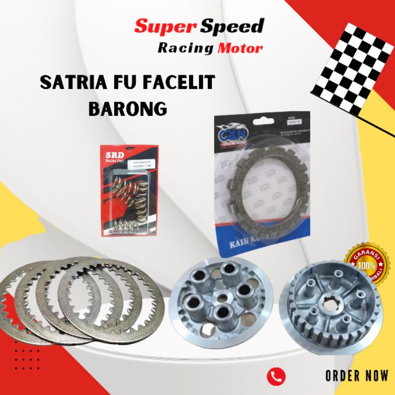 Jual PAKET KAMPAS KOPLING LENGKAP SATRIA FU 150 FACELIT BARONG SMASH THUNDER 125 OLD RUMAH ...