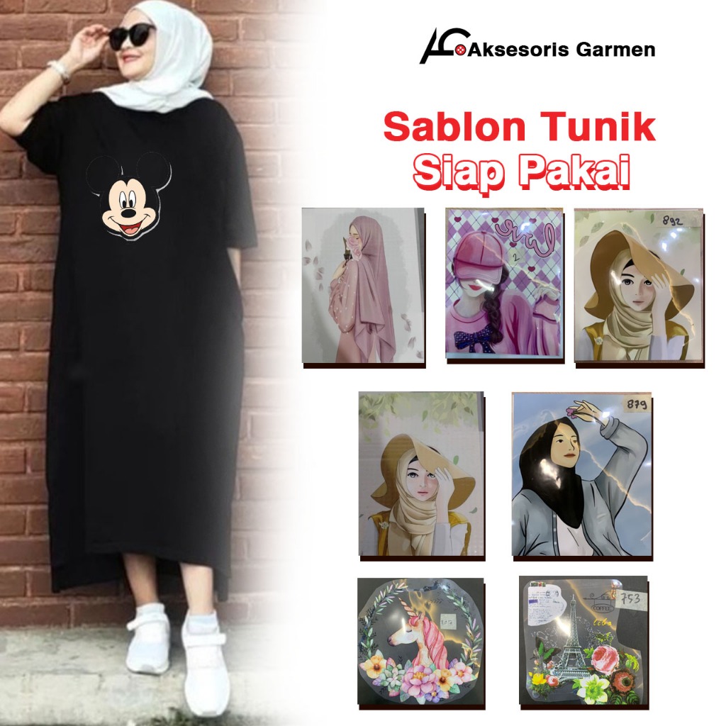 Jual Stiker Sablon Gosok Siap Pakai Press | Shopee Indonesia