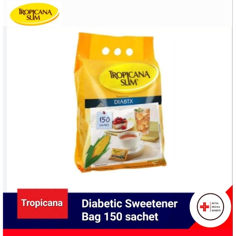 Jual Tropicana Slim Sweetener Diabetic Bag 150 sachet Gula Jagung ...