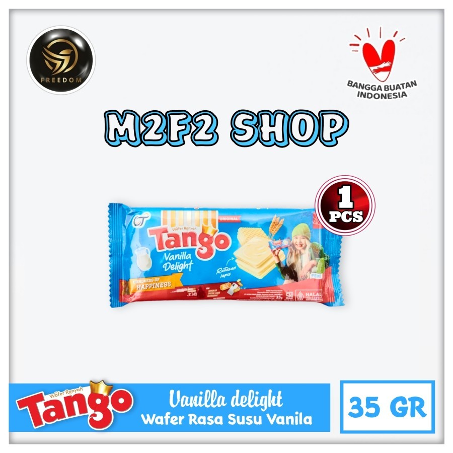 Jual Tango Wafer Vanilla Delight BITE SIZE | Krim Susu Vanila - 35 gr ...